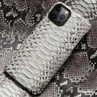 Coque Serpent Python Veritable pour iPhone, Couleur: Ventre Naturel ...