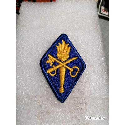 Patch armee us QUATERMASTER CENTER SCHOOL ORIGINAL - Insignes en tissu ...