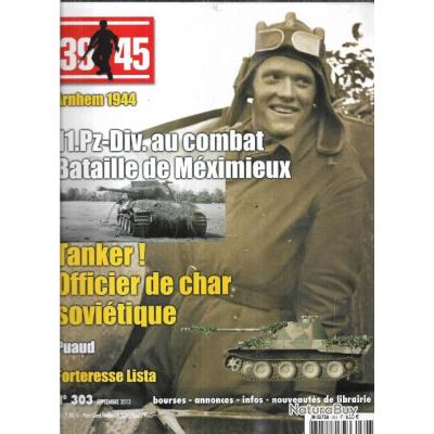 39-45 Magazine 303 épuisé éditeur edgard puaud, arnhem 1944 , tankiste ...
