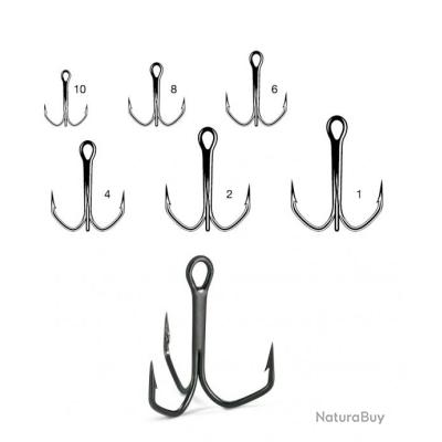 TRIPLES BARBARIAN 8573 Taille 2 - Hameçons Carnassiers (7908358)