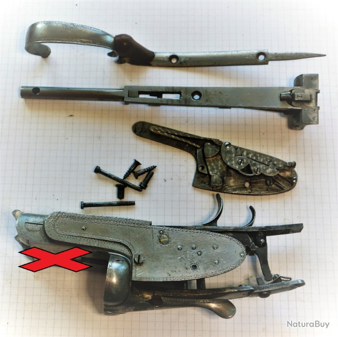 Pièces de fusil à platines cal 12 - Pièces détachées d'armes non ...