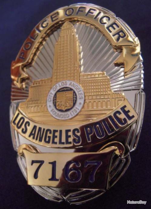 Insigne LAPD Police Officer - Insignes - Pucelles - Fourragères (11455009)
