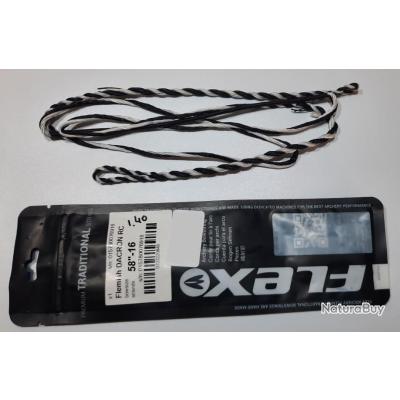 Corde Arc Traditionnel Recurve Flemish Dacron Flex Archery 140cm 58-16 - Cordes d'arc (8014003)