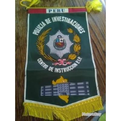 Mini drapeau Policia de investigacions centro de instruccion PIP Péru ...