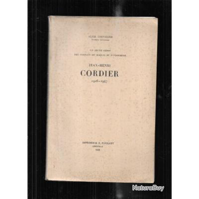 Jean-henri cordier 1926-1947 un jeune héros des combats du maquis et d ...