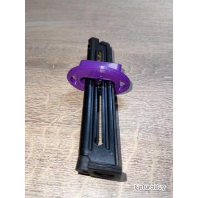 Chargette, speed loader violet pour chargeur pistolet Ruger Mark Mk I ...