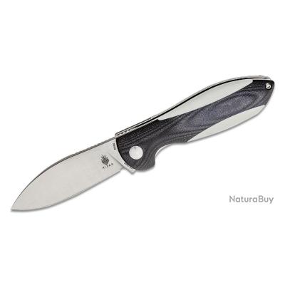 Couteau Kizer Vanguard Infinity Black & White Lame Acier N690 Manche ...