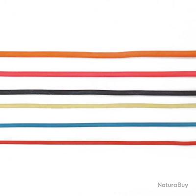 Elastique Creux Elite 1m 2.1mm x 07mm Rouge - Elastiques (8444677)