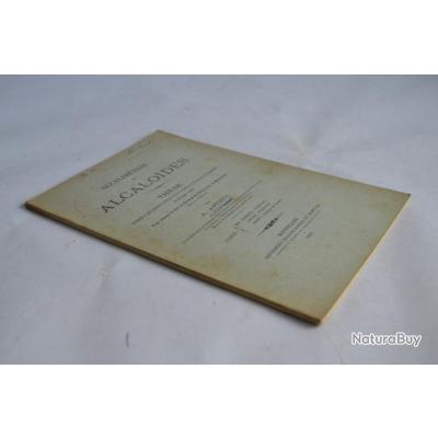 Alcalimétrie des Alcaloïdes A. Astruc 1901 (54527) - Livres anciens ...