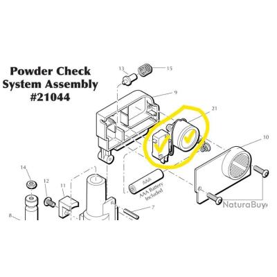 Kit réparation Buzzer Dillon alarme Powder Check System - Pièces ...