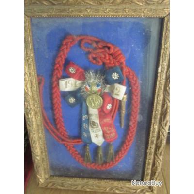 CADRE MEDAILLE BON POUR LE SERVICE - Médailles - Décorations (8677268)