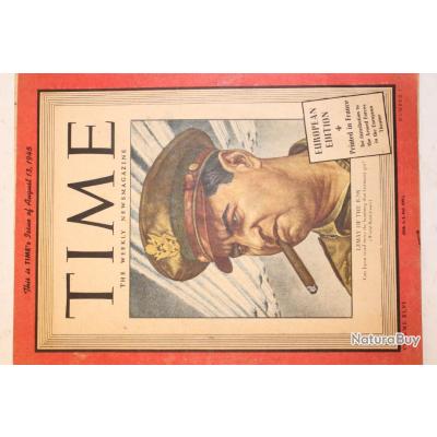 Revue Time european Edition du 13 Aout 1945 No7 : Lemay of the B-29S ...
