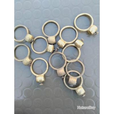 Anneaux laiton pour râtelier armes ( 11 ). Diamètre des fixations 16 mm ...