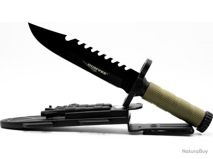 Couteau De Survie Humvee Next Gen Survival Lame Acier Inox Etui ...