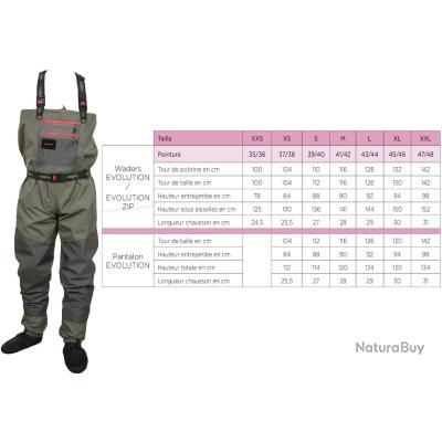 WADERS HYDROX EVOLUTION STOCKING XXL / 47-48 - Waders (8780114)