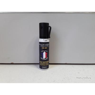BOMBE SPECIAL ANTI AGRESSION CS80 A GAZ 25ML NEUF - Bombe lacrymogène à ...