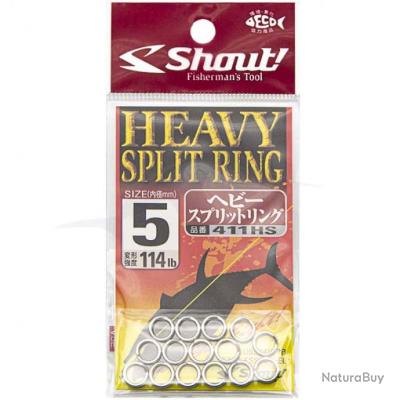 Anneaux brisés Shout Heavy Split Ring (411HS) 5 - Agrafes - Emerillons - Anneaux Brisés - mer ...