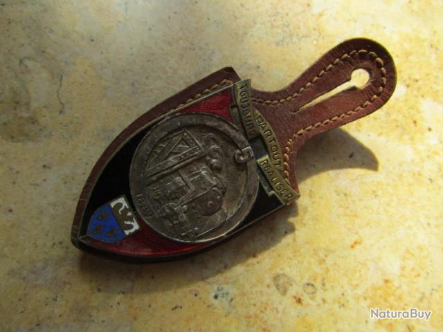 Insigne pucelle 5° Régiment génie Toujours partout réaliser Versailles ...