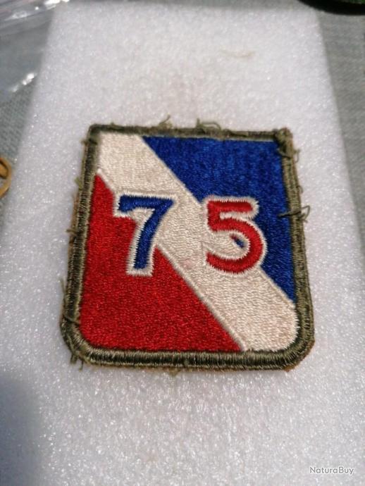 Patch armée us 75th INFANTRY DIVISION ww2 original 2 - Insignes en ...