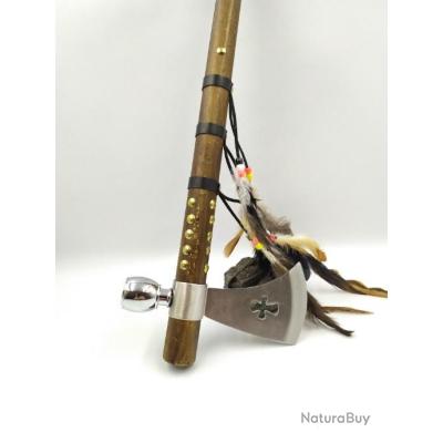Pipe Hache Tomahawk Pipe-hache Tomahawk En Acier Damas Fait Main - Avec ...