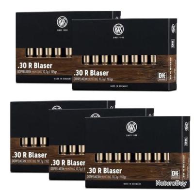 Balles RWS DK - Cal. 30R Blaser - 30R Blaser / Par 5 - Balles Calibre ...