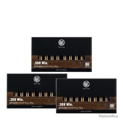 Balles RWS DK - Cal. 308 Win Mag - 308 Win MAG / Par 3 - Balles Calibre ...
