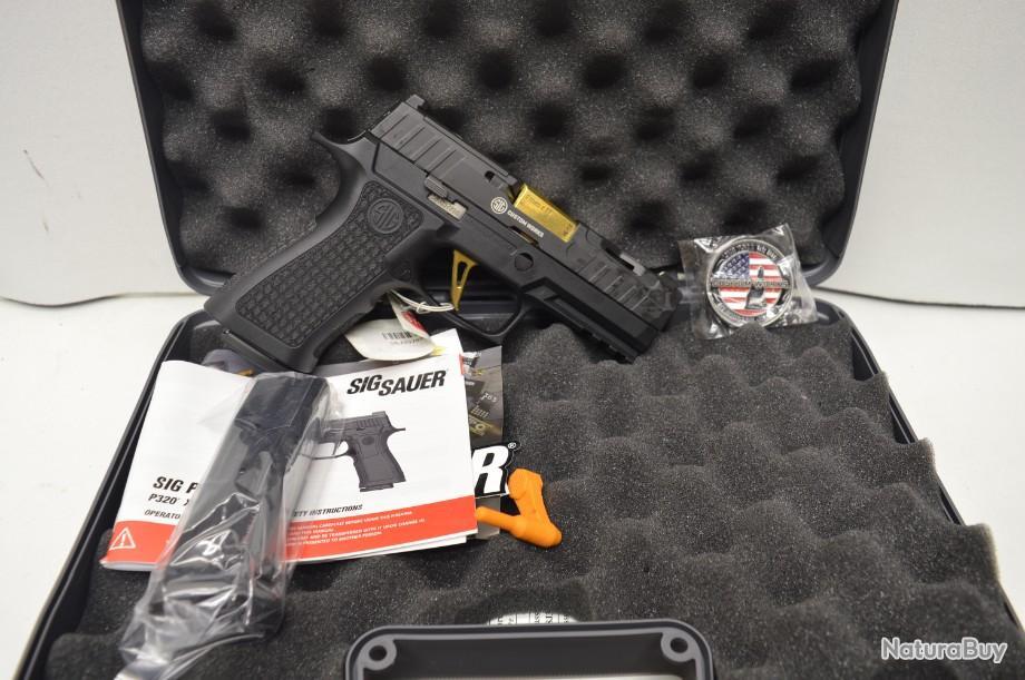 Pistolet Sig Sauer P320 X-Compact Spectre Gold calibre 9x19 - Pistolets de Catégorie B (9296983)