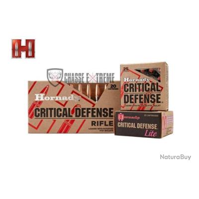 20 Munitions HORNADY Critical Defense 45 Colt 185 Gr Ftx - Balles ...