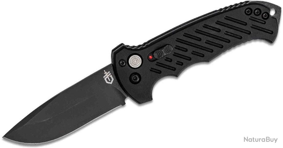 Couteau Automatique Gerber 06 Lame Drop Point Acier S30V Plain Manche ...