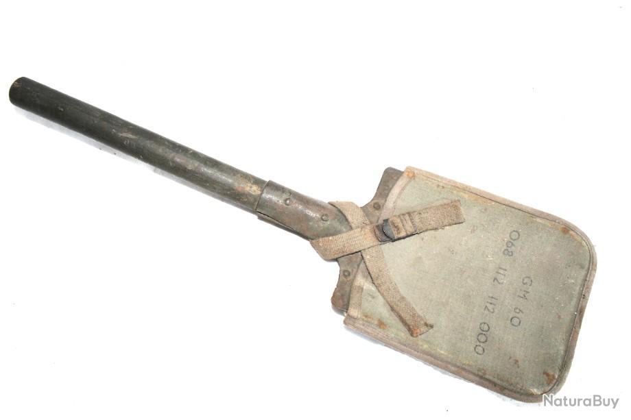 Pelle de l'armée française WW2 avec sa housse d'origine - Outillage ...