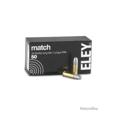 50 Munitions ELEY Pistol Match 40 gr Cal 22 Lr - Munitions - Balles ...