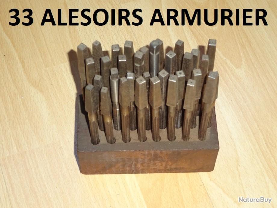Lot de 33 alésoirs armurerie - VENDU PAR JEPERCUTE (D22E1334) - Outils ...