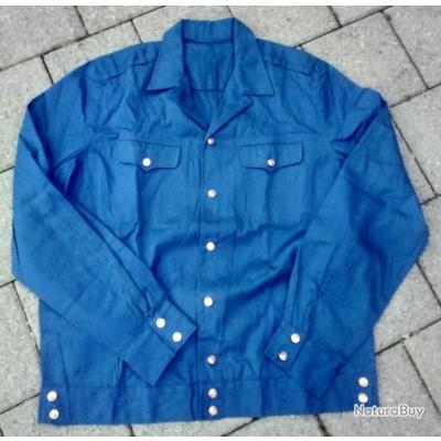 AUTHENTIQUE VESTE/BLEU DE TRAVAIL "TROPICHKA" MARINE SOVIÉTIQUE TAILLE ...