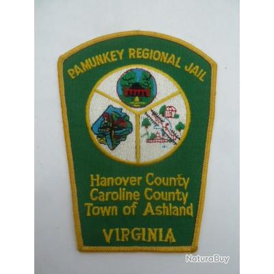 INSIGNE TISSU US PAMUNKEY REGIONAL JAIL - Insignes en tissu - Patchs ...