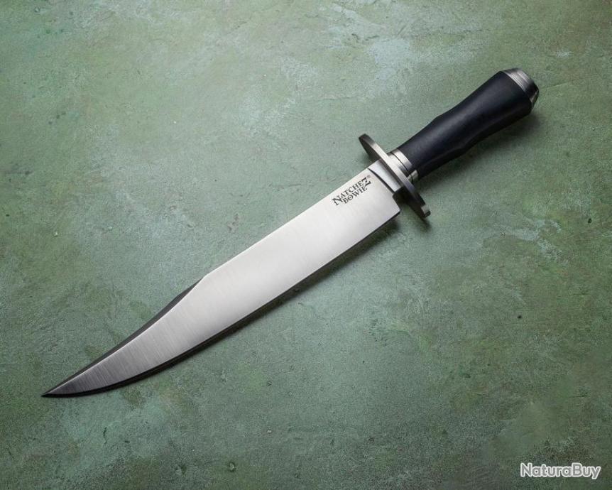 Couteau Cold Steel Natchez Bowie Lame Acier CPM-3V Manche Micarta Etui ...