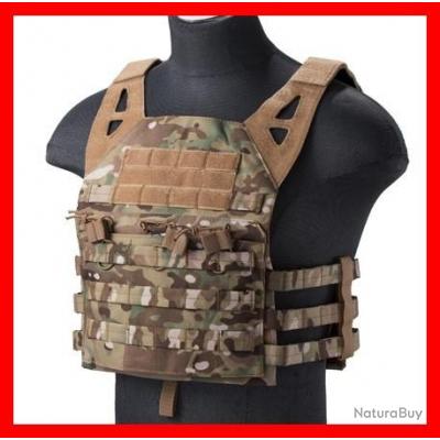 VESTE TYPE JPC MOLLE A RETENTION CAMO - Gilets tactiques Airsoft (9493477)