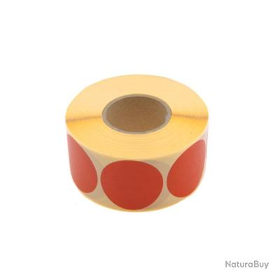 Patchs rouge 40mm x 1000pcs. - Pastilles autocollantes (9498025)