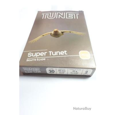 LOT DE 100 CARTOUCHES SUPER TUNET CAL 20X70 30GR PLOMB N°2 BOURRE A ...