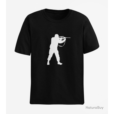 T shirt MILITAIRE Steyr Aug Noir - T-shirts tactiques (9510066)