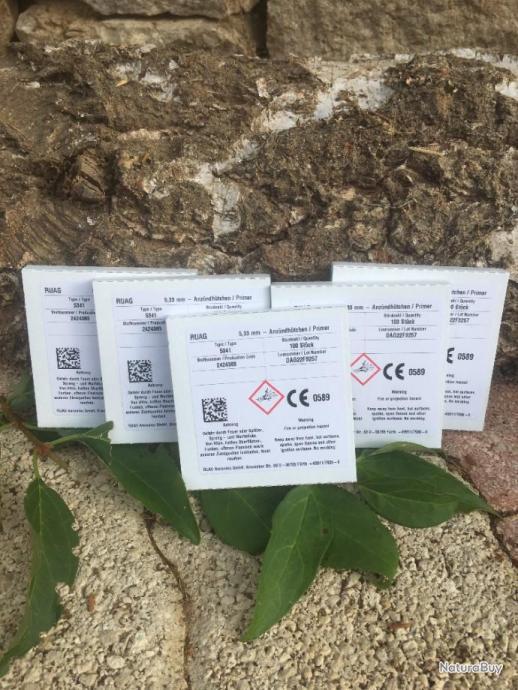 DISPONIBLE immédiatement 500 amorces large rifle RUAG-RWS 5341 ...