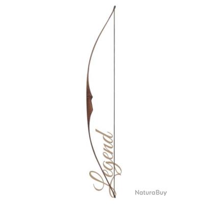 FALCO - Longbow LEGEND DROITIER (RH) 70" 30 # Vert - Arcs Longbows ...