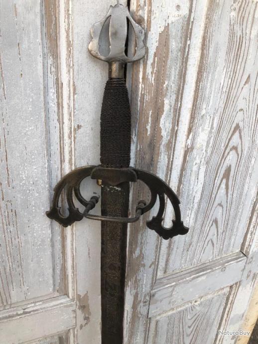 GRANDE EPEE DE TOLEDE CHEVALIER - Epées (9655061)