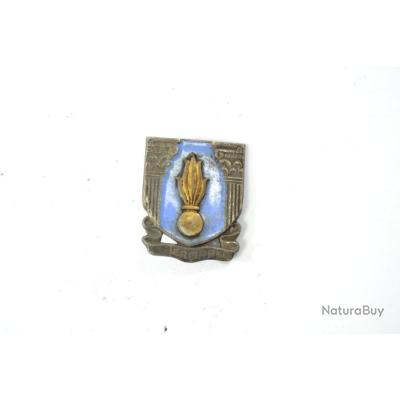 Insigne Ecole Militaire d'Infanterie, CHERCHELL, émail, dos guilloché ...
