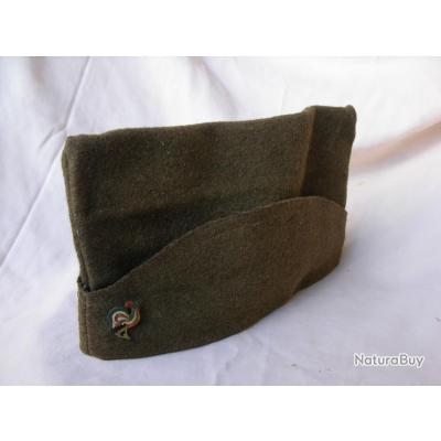WW2/PREWAR FRANCE CALOT BONNET DE POLICE M18 DE LIBÉRATION AVEC BROCHE ...