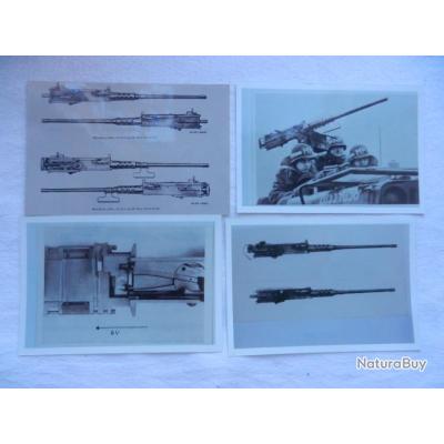 4 photos militaires US américaines - mitrailleuses 2ème guerre - Photos ...