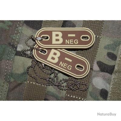 Patch B- tour de cou 70 X 25 mm Gomme 3D oryx - Insignes en tissu ...