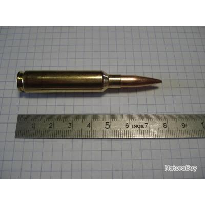 Une cartouche de 6,5-284 Norma, ogive golden target, pour collection ...