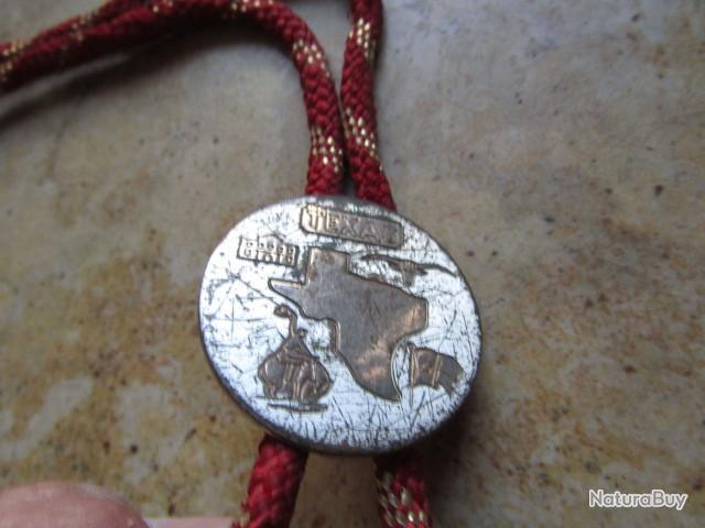 Cravate cowboy insigne état du TEXAS confédération USA cowboys Amérique ...