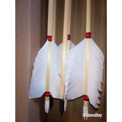 FLECHES FLUFLU BOIS BUCKTRAIL 50# - 11/32 - 100Gr - Flèches (9713226)