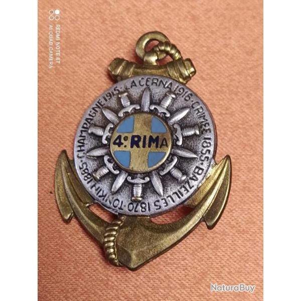 INSIGNE 4 EME RIMA, INFANTERIE DE MARINE, DRAGO PARIS (2) - Insignes - Pucelles - Fourragères ...
